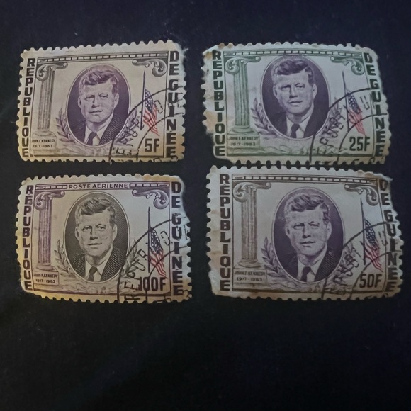 Other | Vintage Jfk Postage Stamps Set | Poshmark